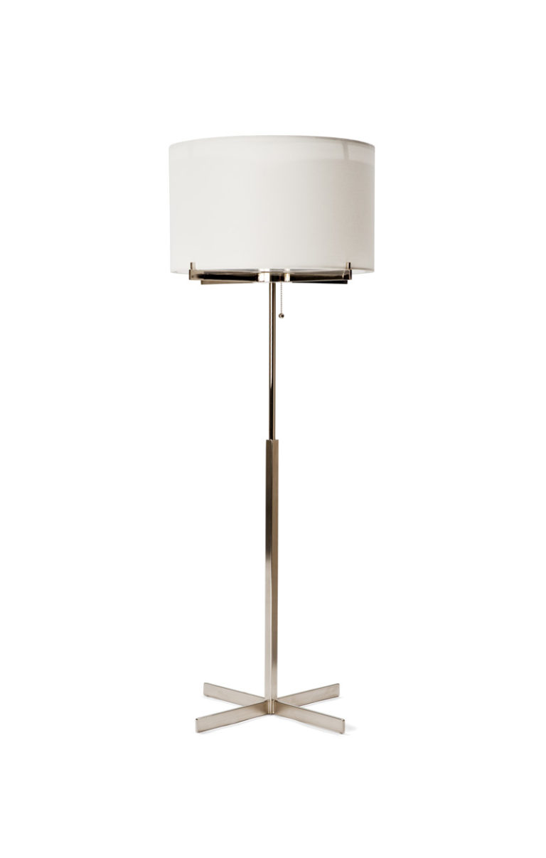 Otto Table Lamp - Natural Distress Shagreen - R HUGHES