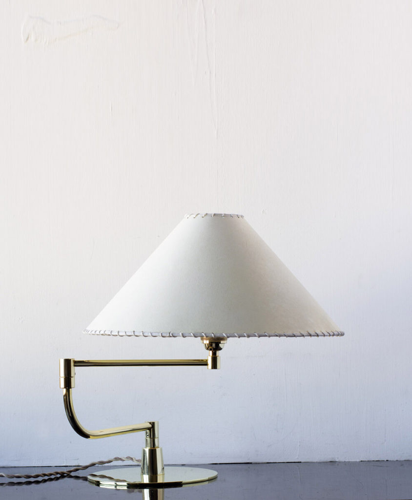 Series 04 Pivot-arm Desk Lamp - Polished Unlacquered Brass - Stitched ...