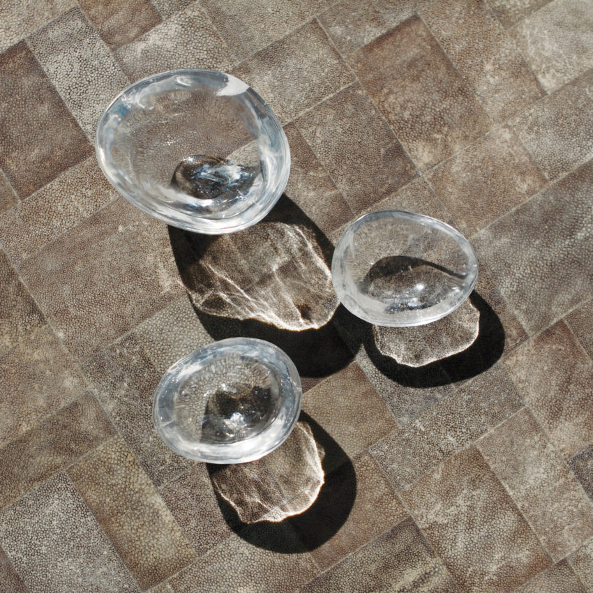 Rock Crystal Libation Cups - R HUGHES