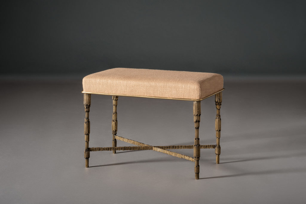 Rye Benches - Burnished Brass - R HUGHES