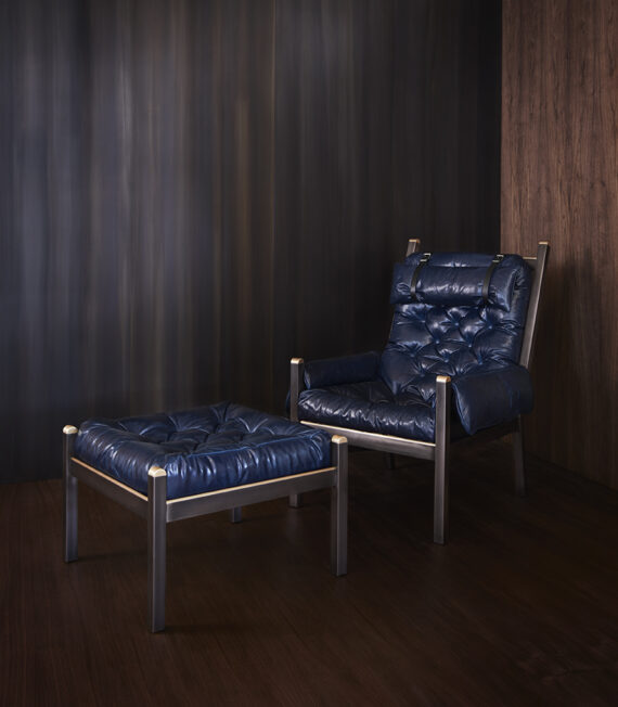 Bonham Lounge Chair / Bonham Ottoman - R HUGHES