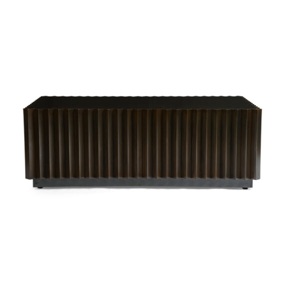 Corrugated Cocktail Table - R HUGHES