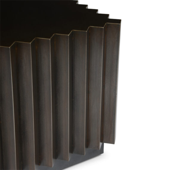 Corrugated Cocktail Table - R HUGHES