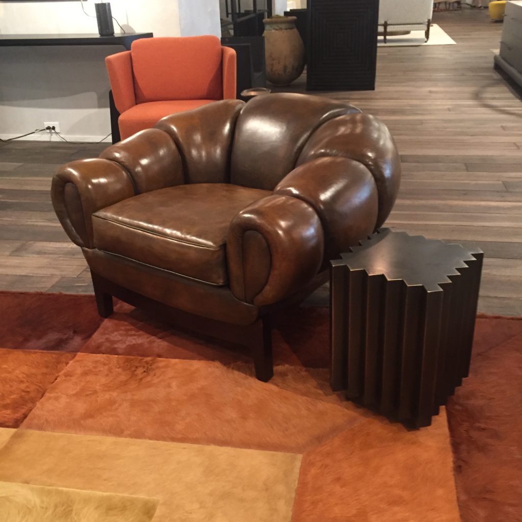 Corrugated Side Table - R HUGHES