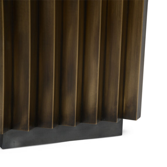 Corrugated Side Table - R HUGHES