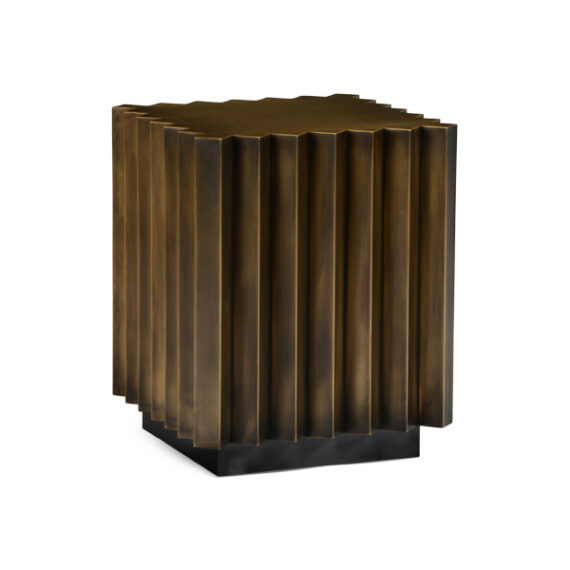 Corrugated Side Table - R HUGHES