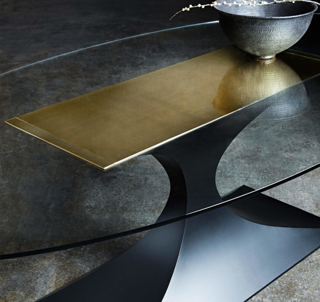 CAPRICORN OVAL DINING TABLE - R HUGHES