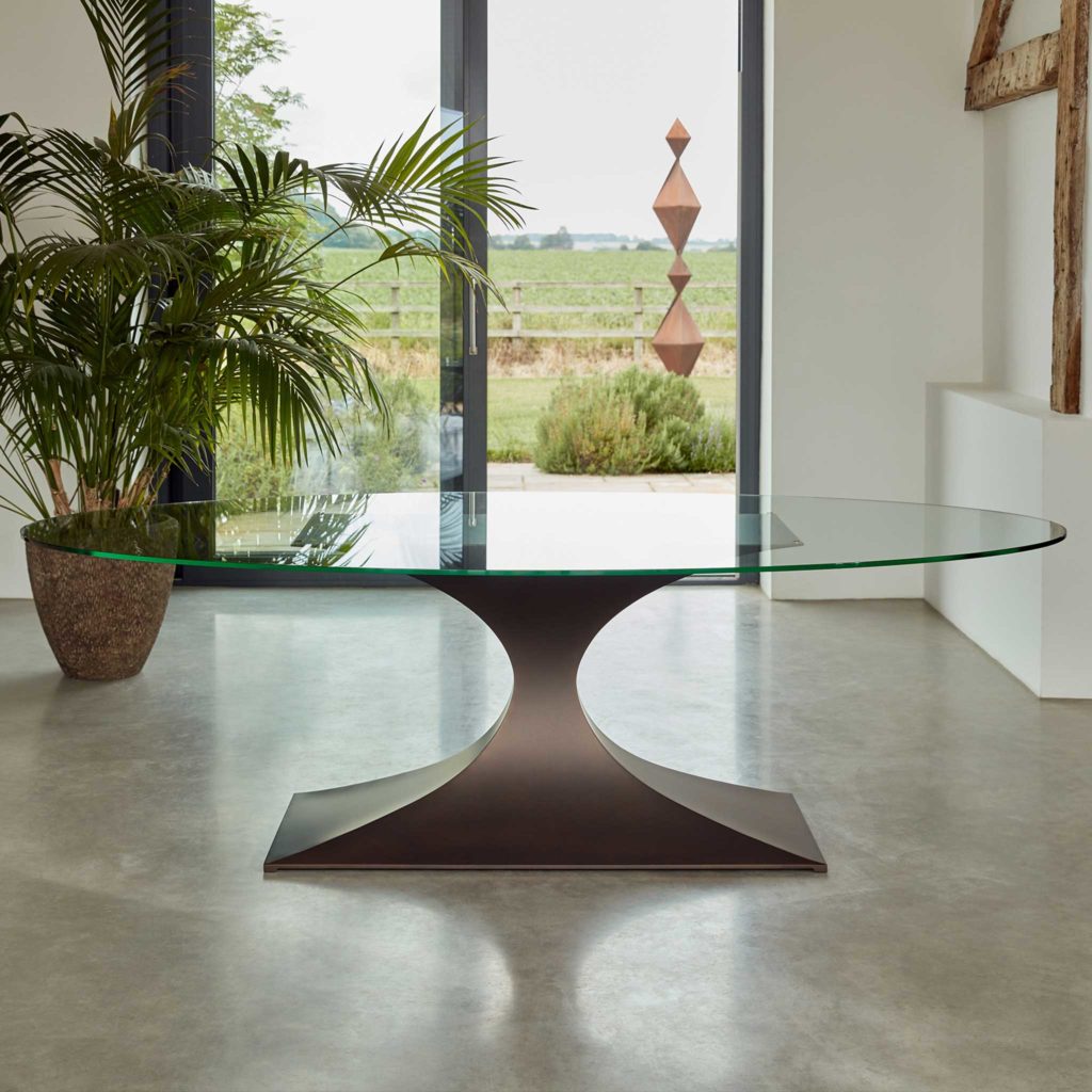 CAPRICORN OVAL DINING TABLE - R HUGHES