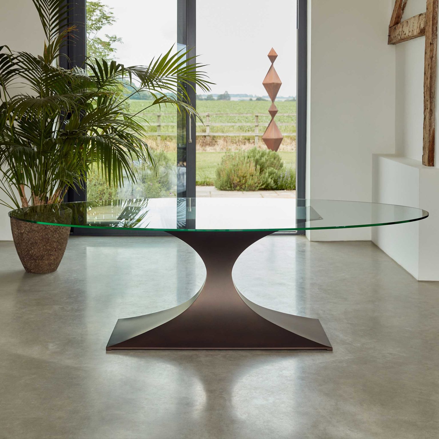 CAPRICORN OVAL DINING TABLE - R HUGHES