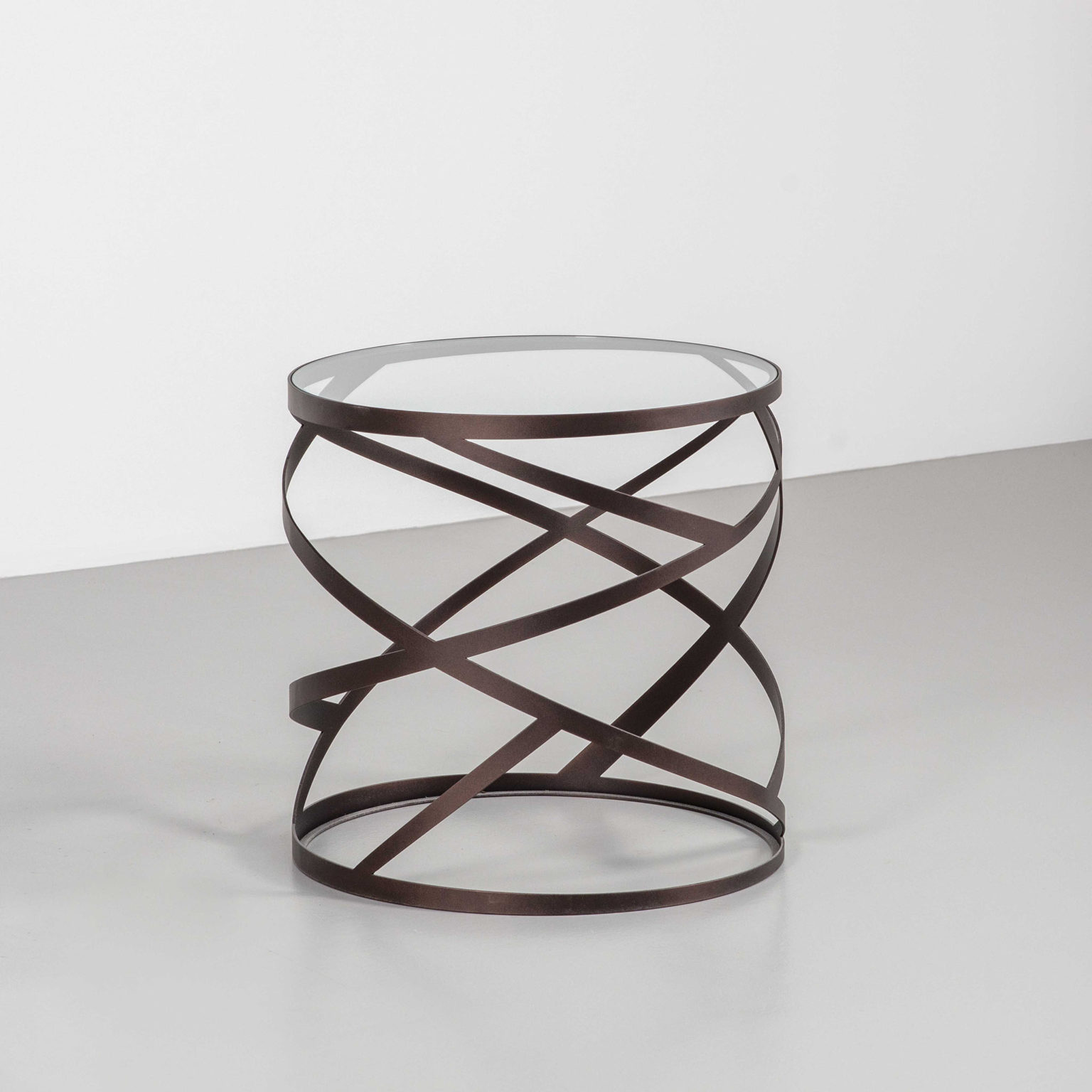 ARIEL ROUND SIDE TABLE - R HUGHES