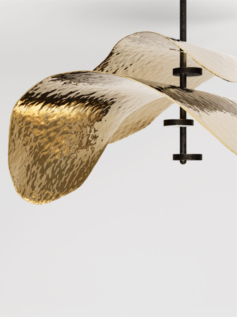 Floppy Hat Chandelier by Dylan Farrell - R HUGHES