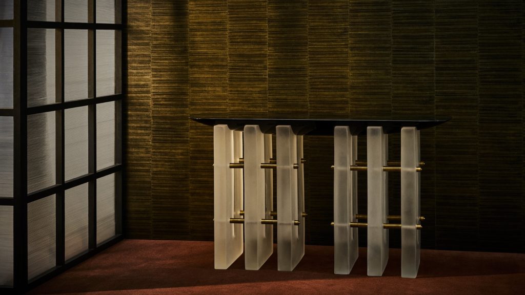 SEGMENT: SIDE TABLE - R HUGHES