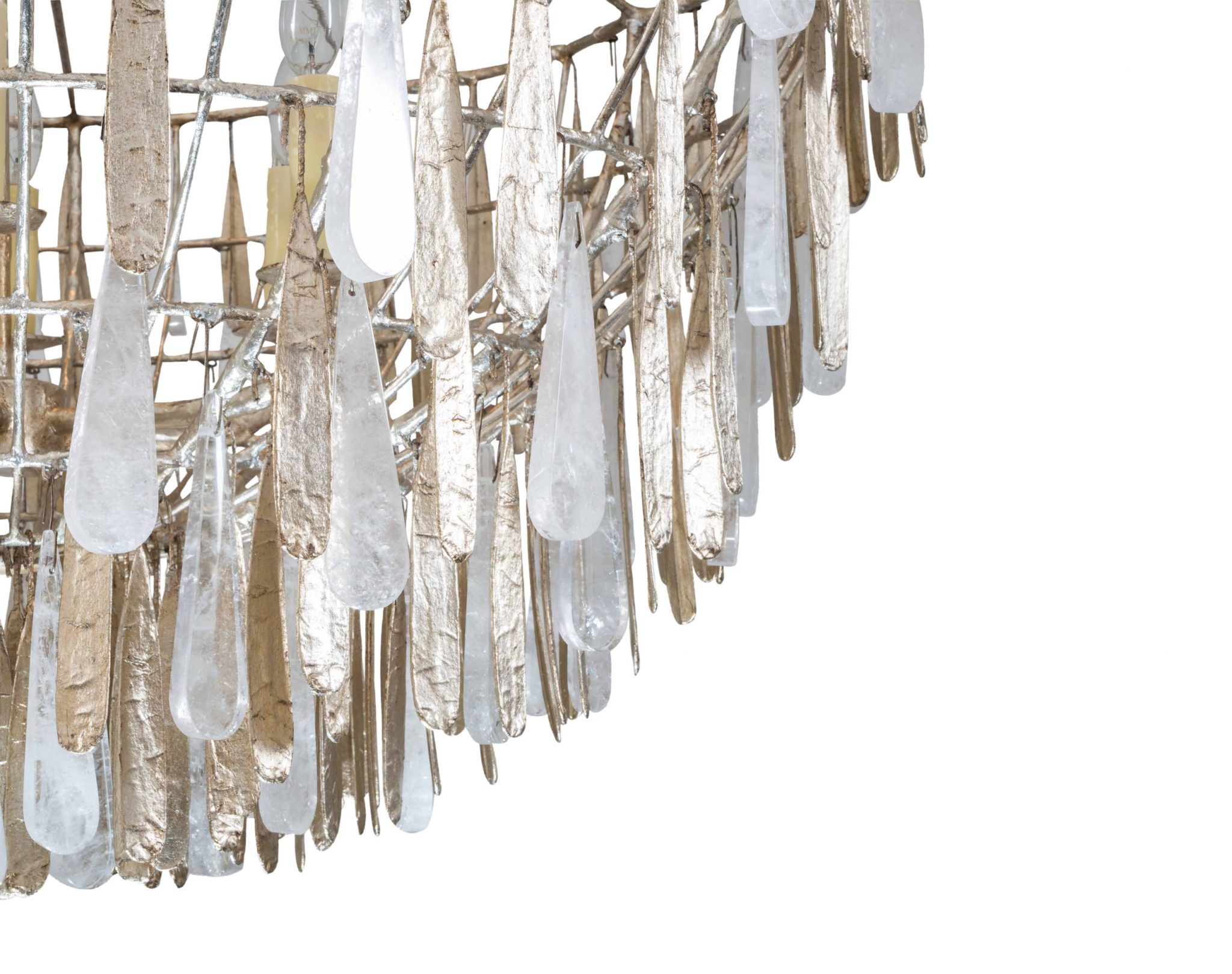 GILDED CAGE W/ ROCK CRYSTAL - R HUGHES