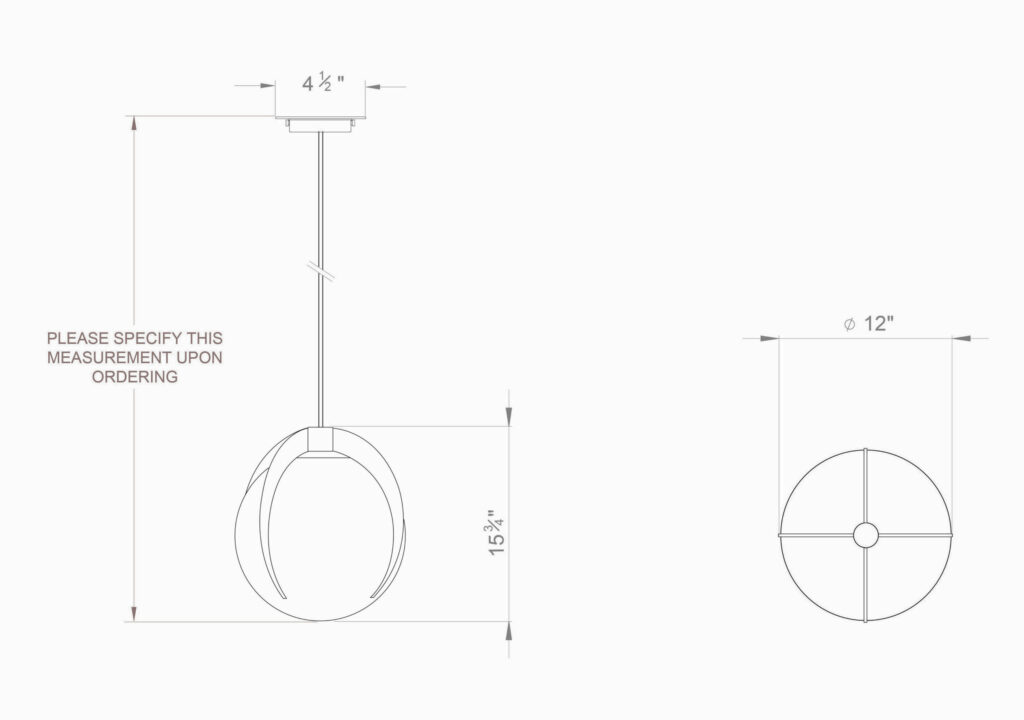 Opal Claw Globe, Large - R HUGHES