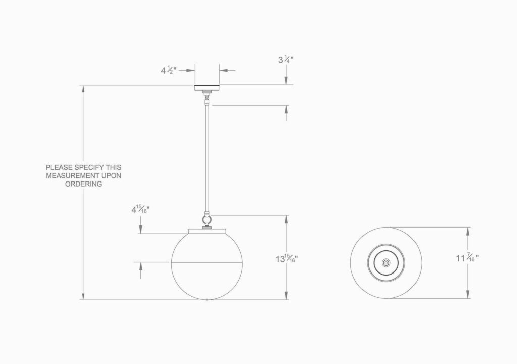 Hector Opal Glass Globe With Hood, Single Fitting, Medium - R HUGHES