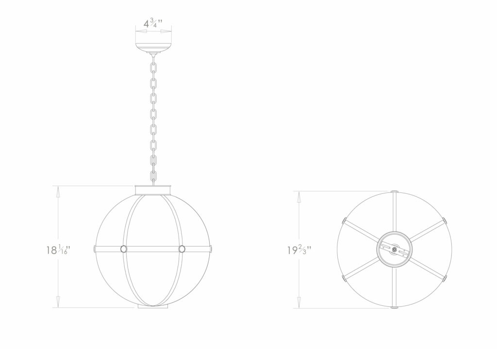 Apollo Lantern, Large - R HUGHES