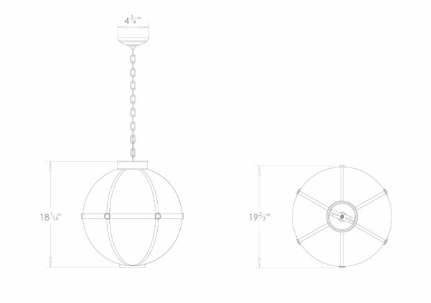 Apollo Lantern, Large - R HUGHES