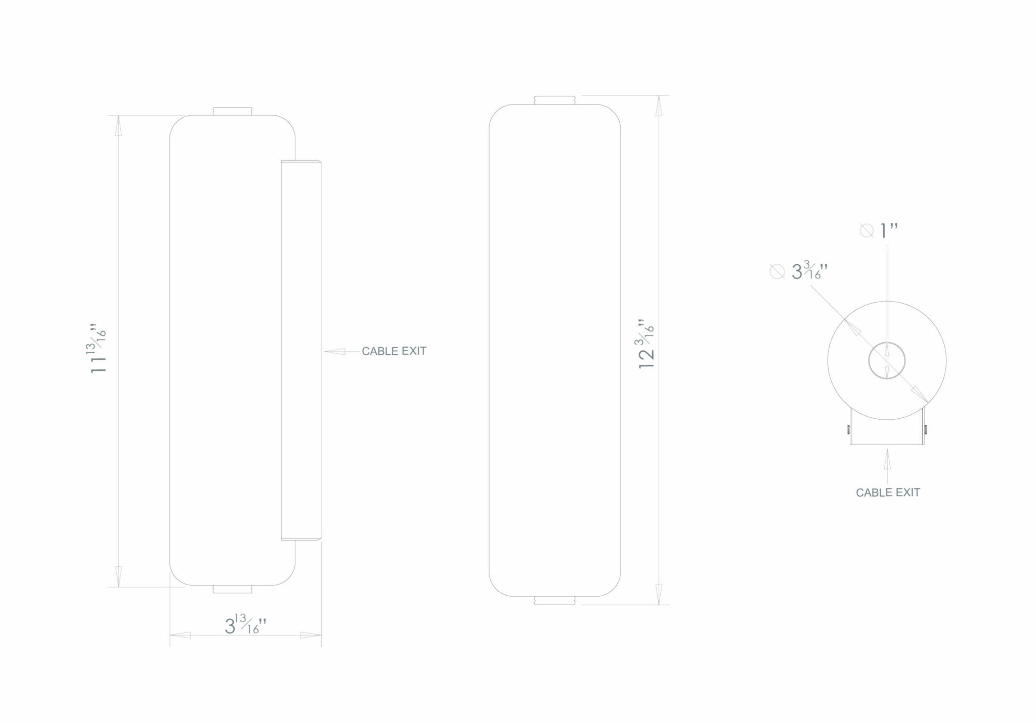 Zeppelin Wall Light - R HUGHES