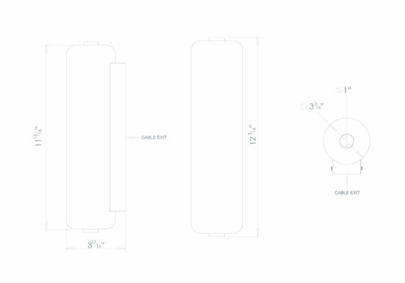 Zeppelin Wall Light - R HUGHES