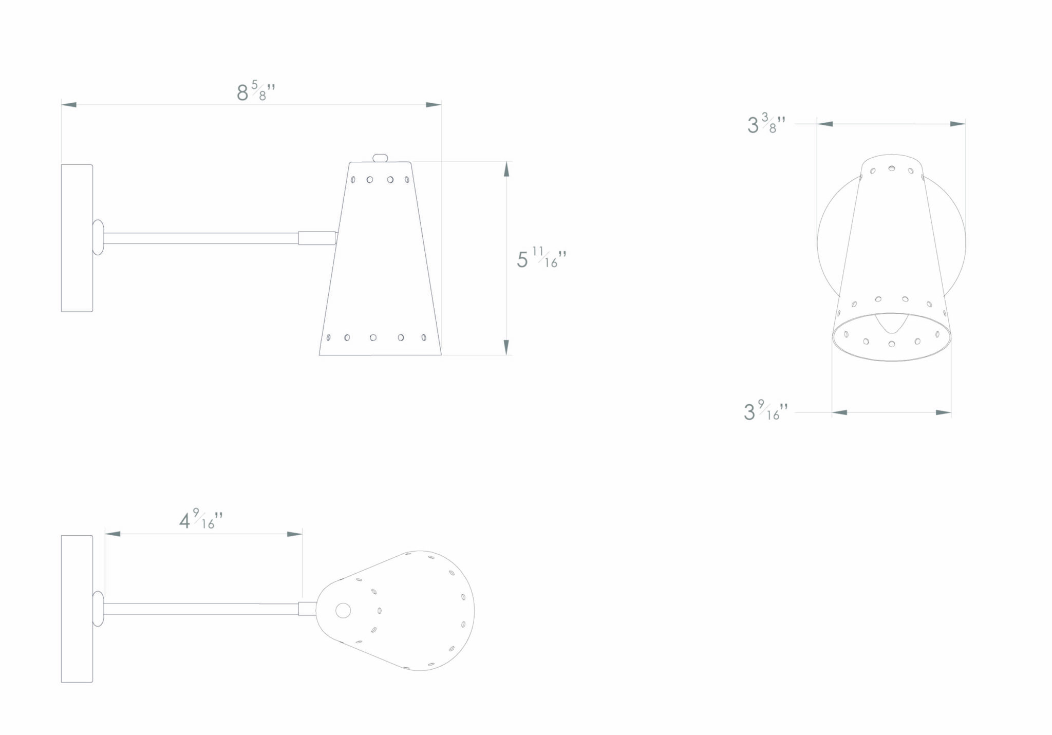 Roswell Flushmount - R HUGHES