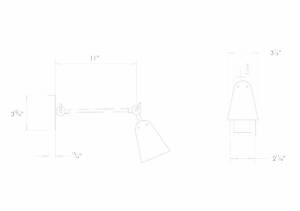 Dido Single Arm Wall Light - R HUGHES