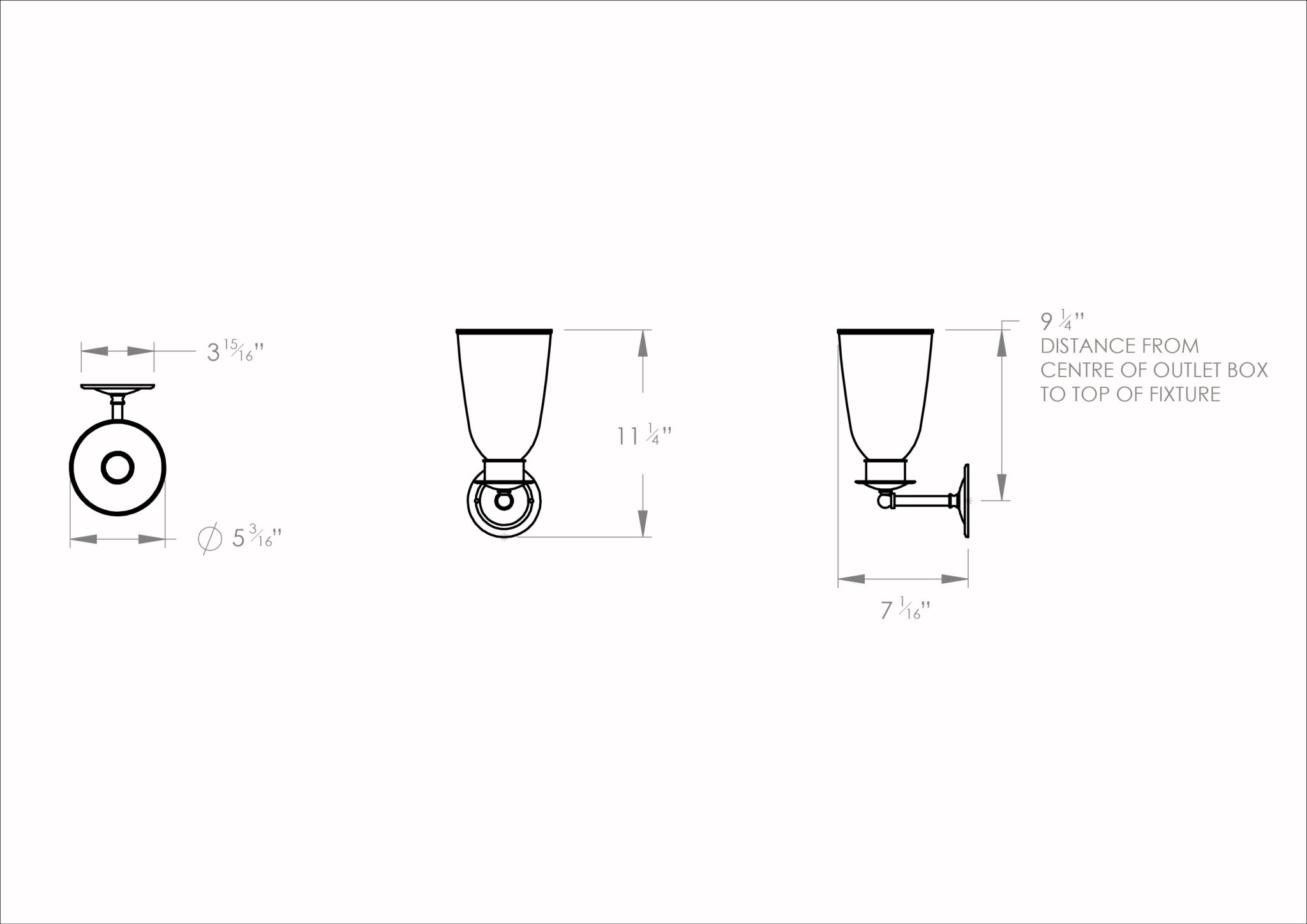 Terry Wall Light - R HUGHES