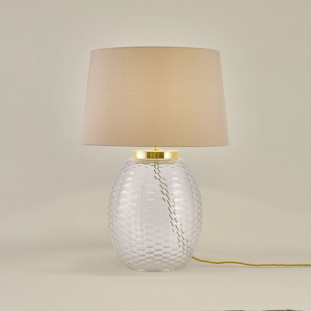 Mala Table Lamp, Medium, Honeycomb - R HUGHES