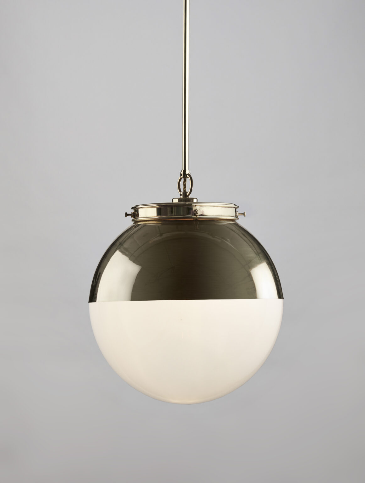 Hector Opal Glass Globe With Hood, Single Fitting, Medium - R HUGHES