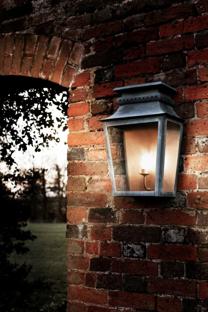 Zeus Wall Lantern, Medium - R HUGHES