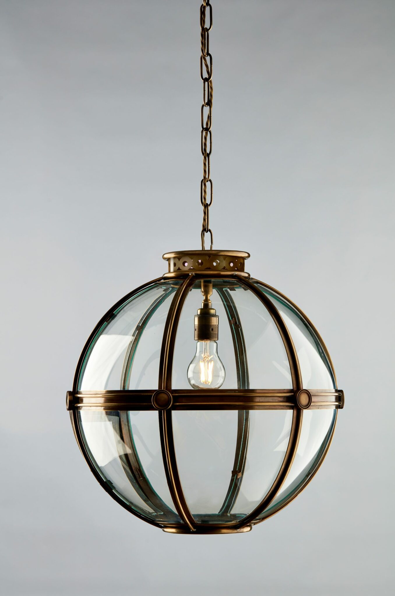 Zeus Wall Lantern, Large - R HUGHES
