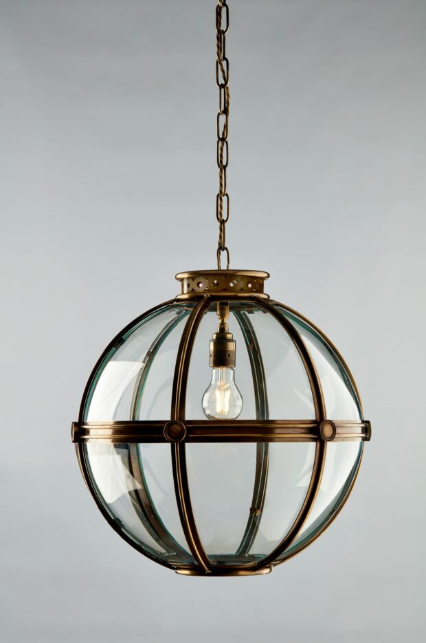 Zeus Wall Lantern, Large - R HUGHES