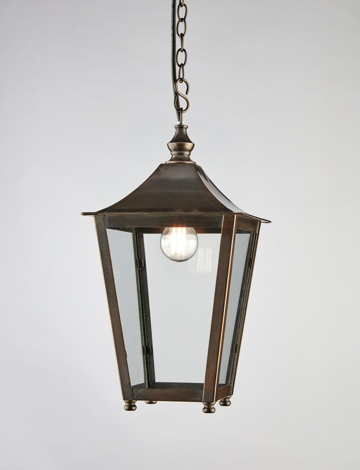 Athena Hanging Lantern, Small - R HUGHES