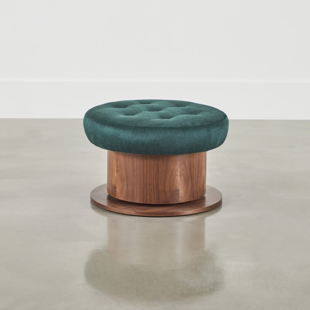 Turn Around Club Ottoman - R HUGHES