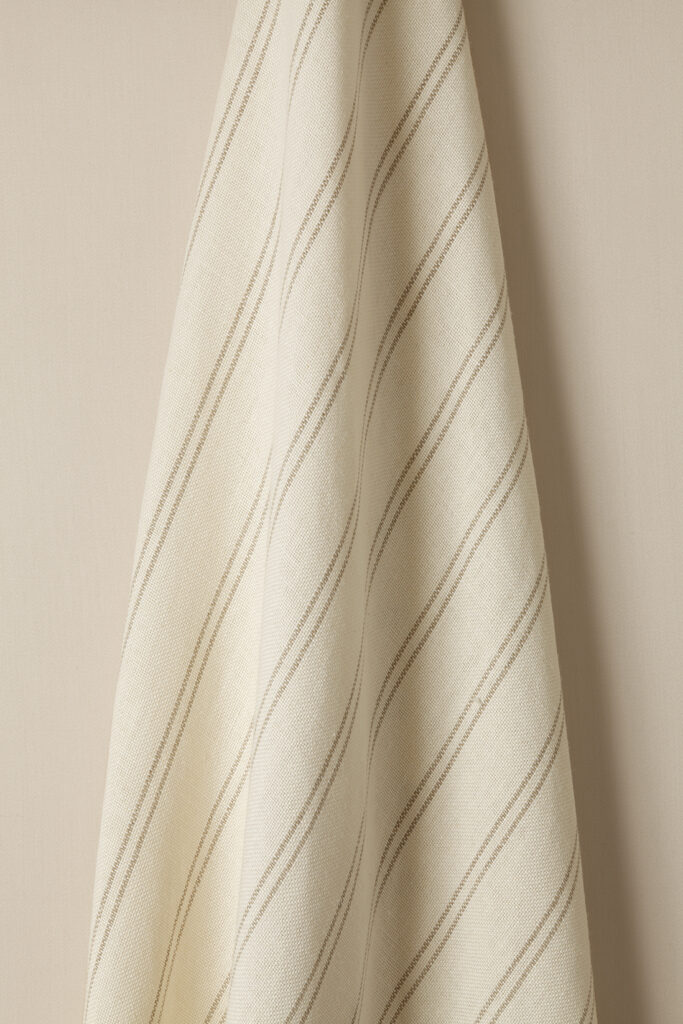 HEAVY WEIGHT LINEN IN STRIPE III - R HUGHES
