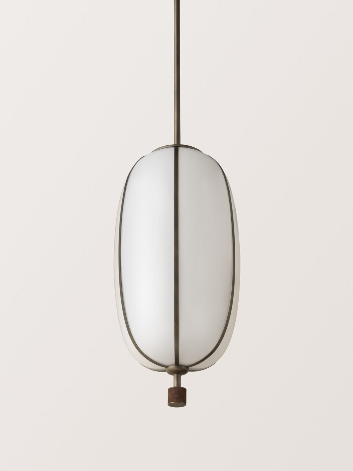 Rib Pendant - Large Ellipse - R HUGHES