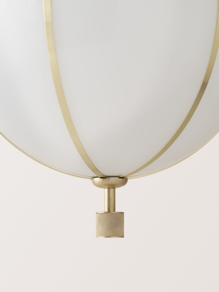 Rib Pendant - Large Sphere - R HUGHES