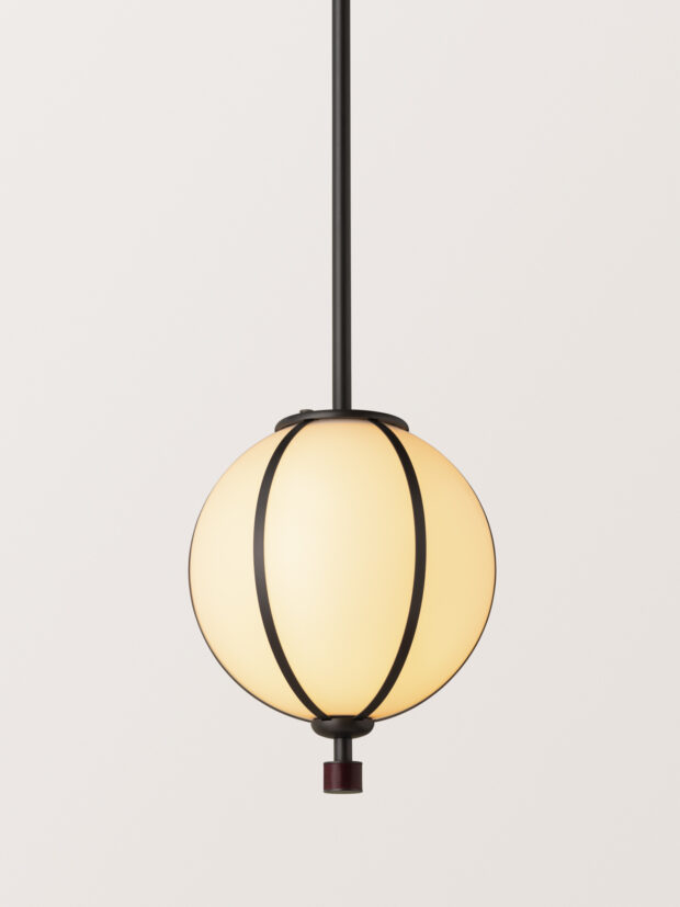 Rib Pendant - Small Sphere - R HUGHES