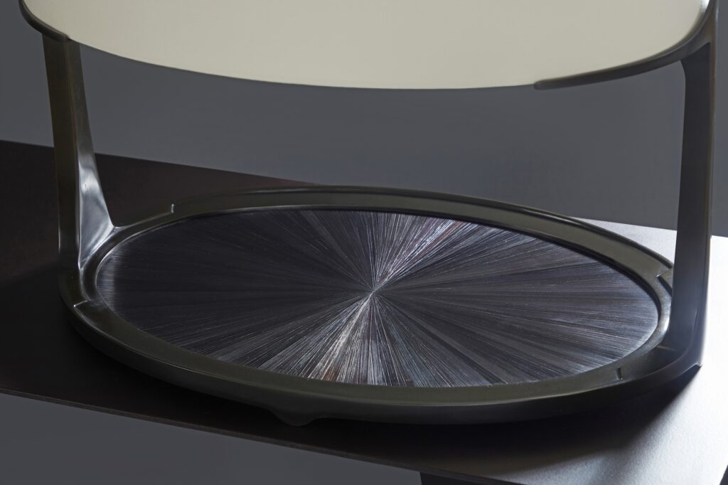 Inlet Table Lamp - Ebony Straw - R HUGHES