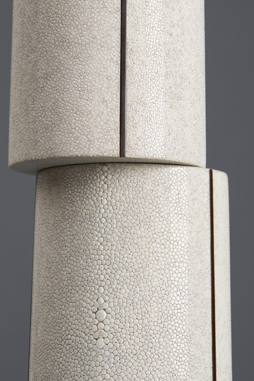 Serac Floor Lamp - Natural Speckle Shagreen - R HUGHES
