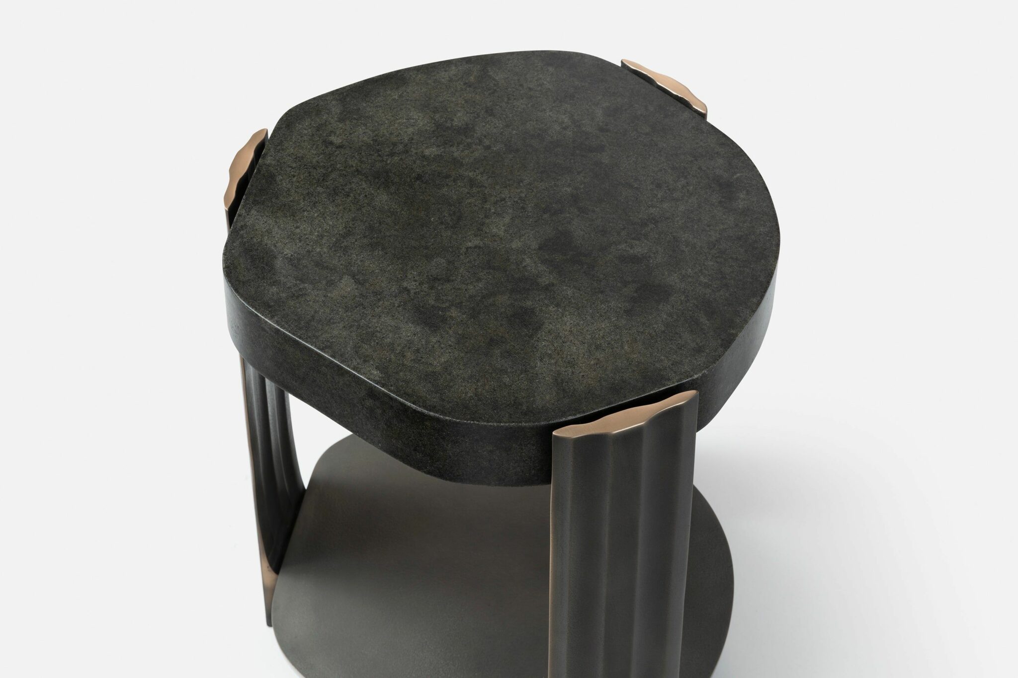 Tributary Occasional Table Cast Mineral - R HUGHES