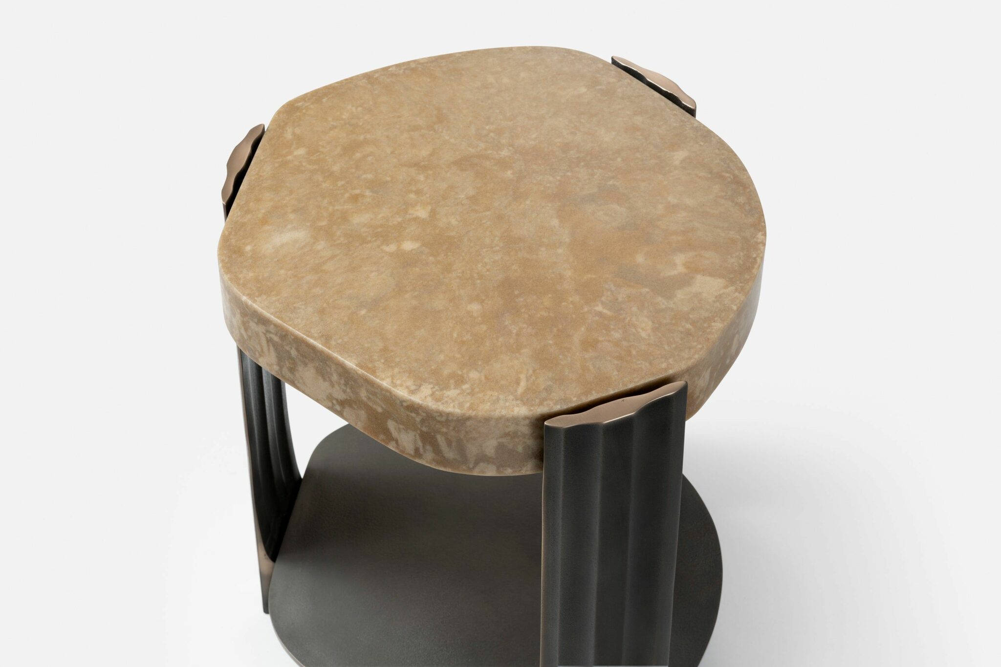 Tributary Occasional Table Cast Mineral - R HUGHES