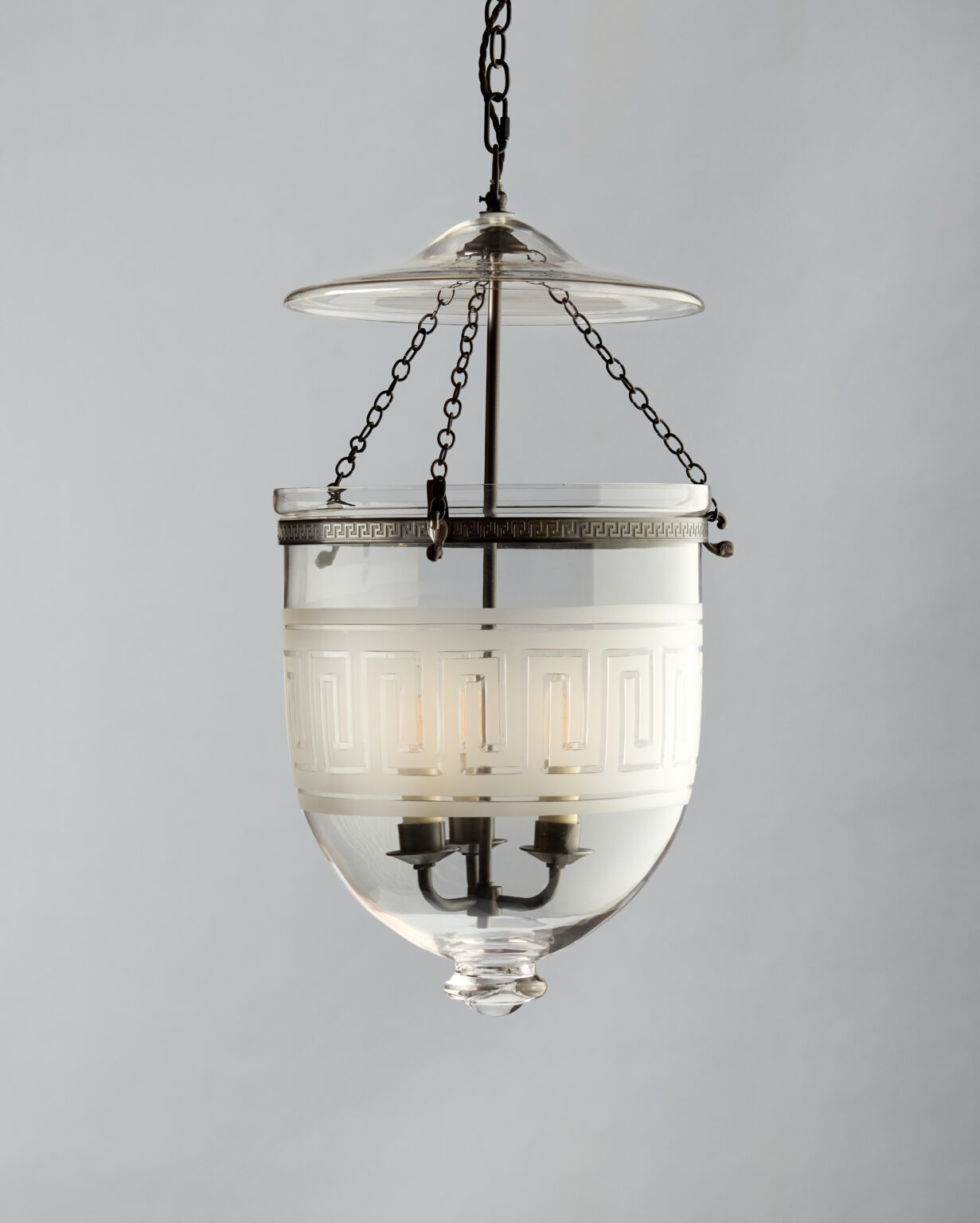 TEMPLE LIGHT GREEK KEY MODEL I - R HUGHES
