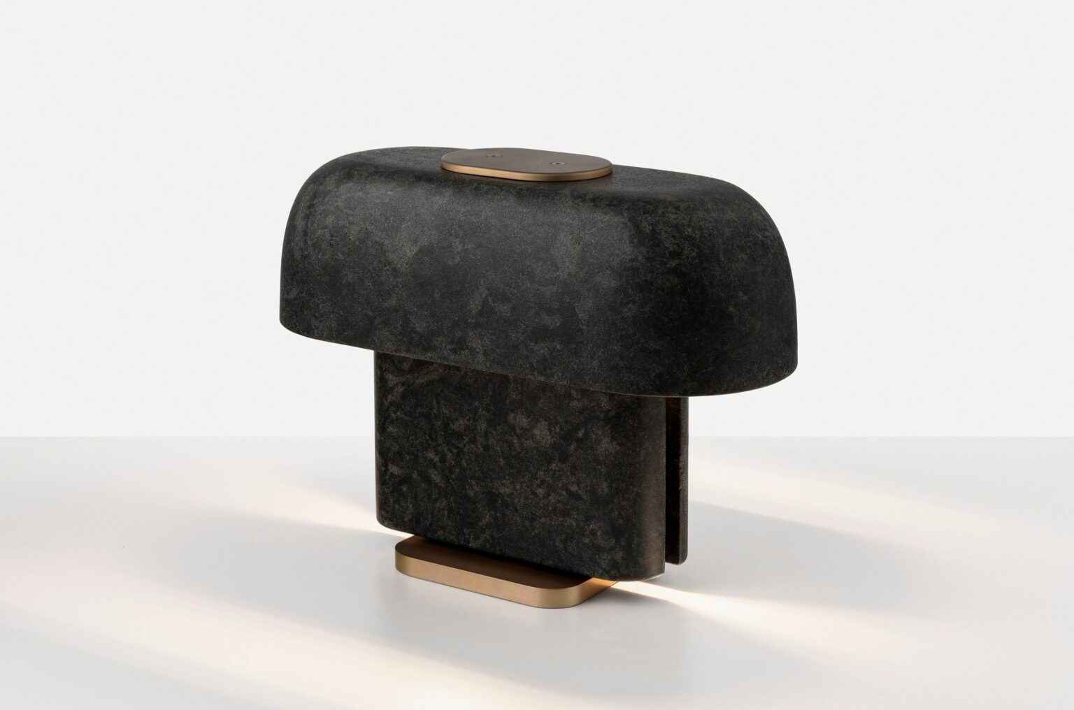 Esca Table Lamp No 1 in Cast Mineral - R HUGHES