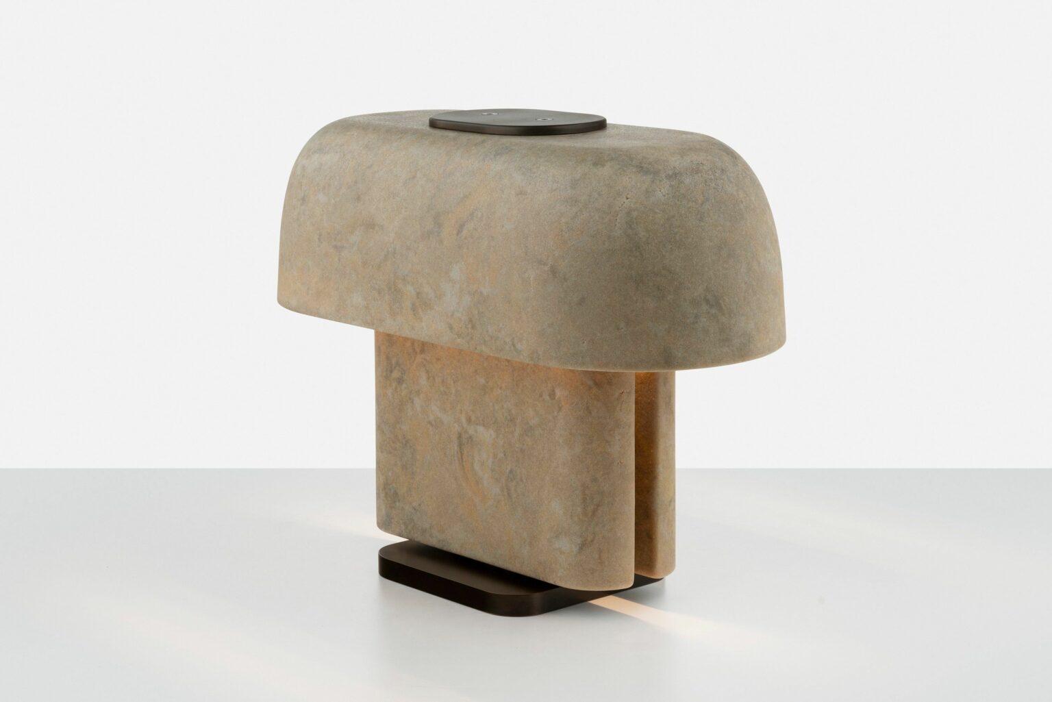 Esca Table Lamp No 1 in Cast Mineral - R HUGHES