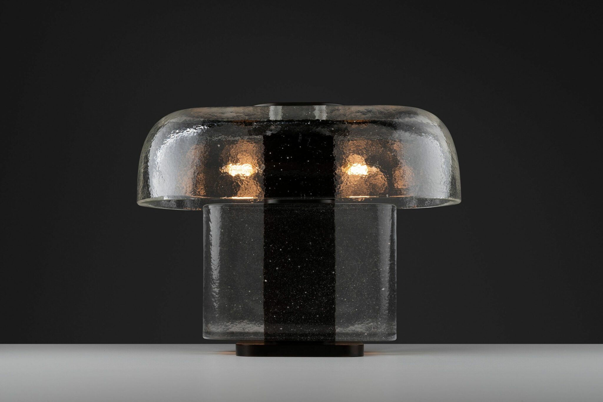 Esca Table Lamp No 1 in Cast Glass - R HUGHES