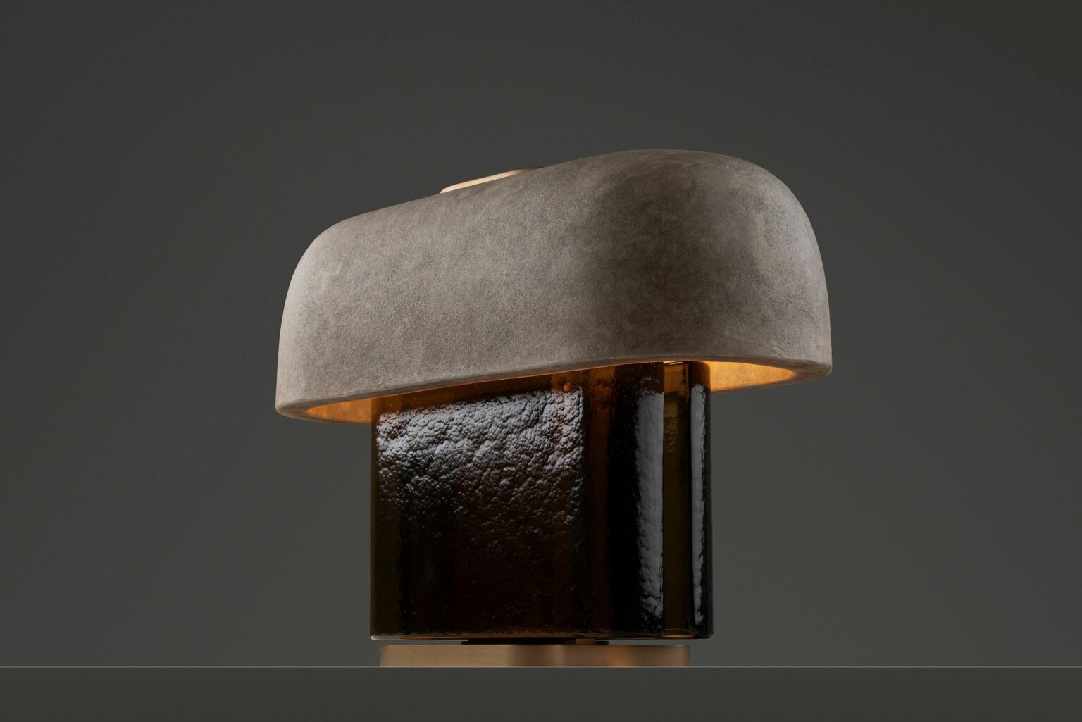 Esca Table Lamp No. 1 in Mixed Materials - R HUGHES