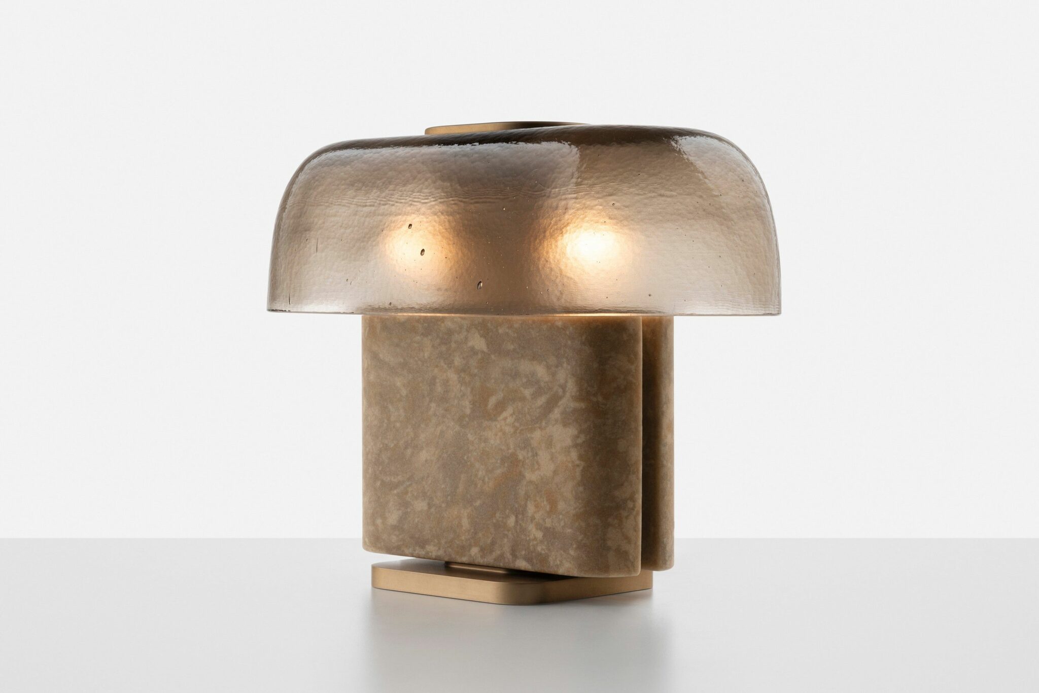 Esca Table Lamp No. 1 in Mixed Materials - R HUGHES