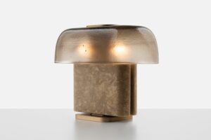 Esca Table Lamp No. 1 in Mixed Materials - R HUGHES
