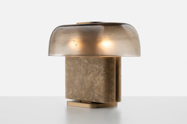 Esca Table Lamp No. 1 in Mixed Materials - R HUGHES