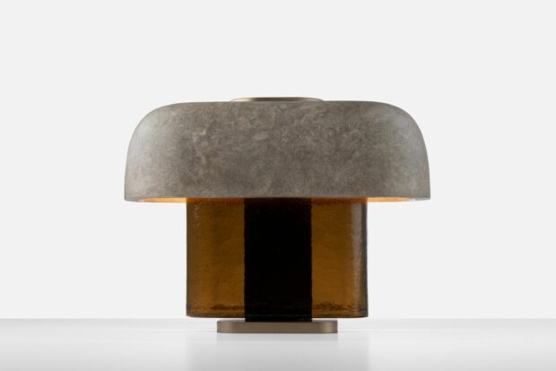 Esca Table Lamp No. 1 in Mixed Materials - R HUGHES